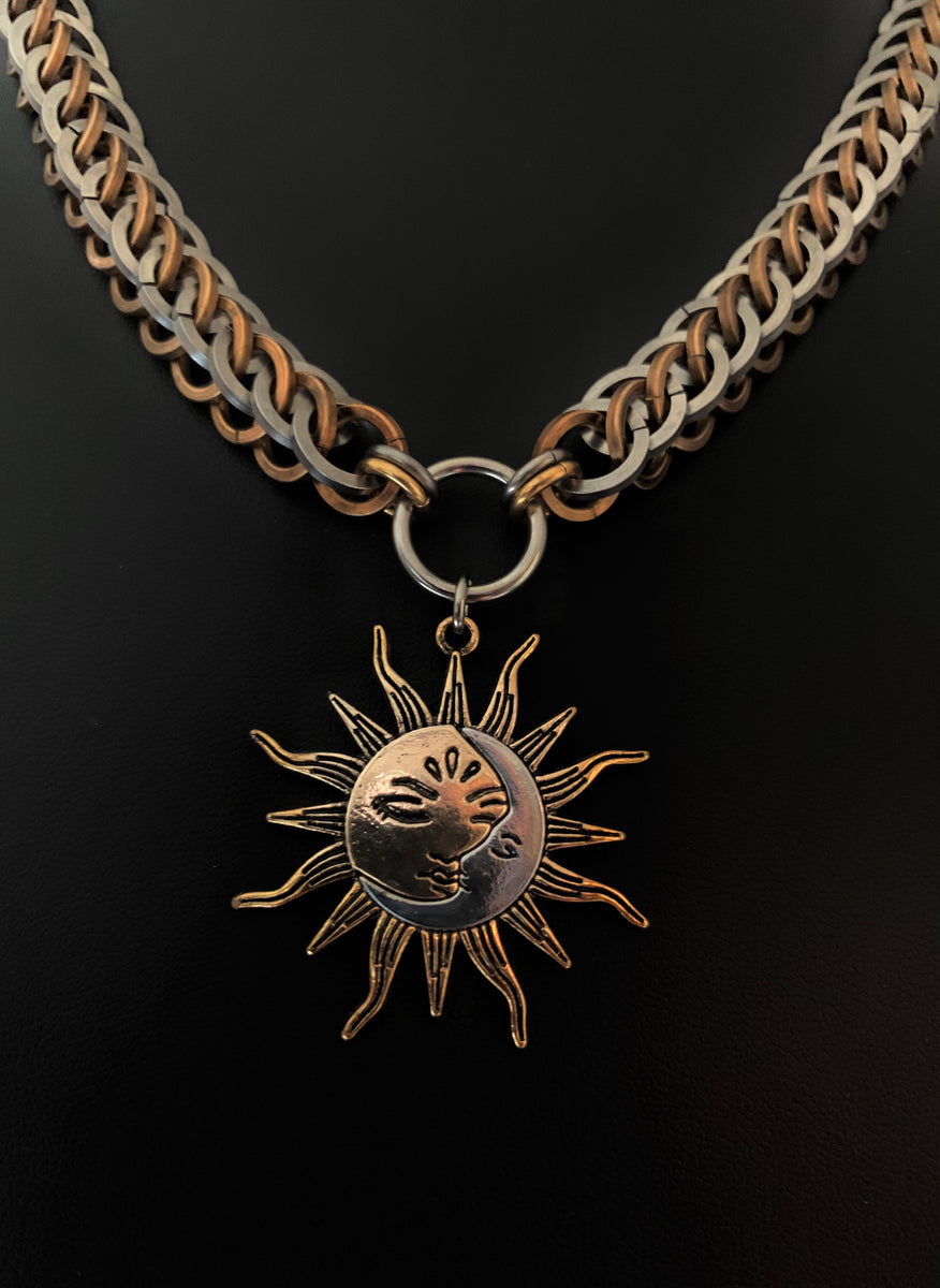 Eclipse chainmail necklace – Dark Hammer Chainmail