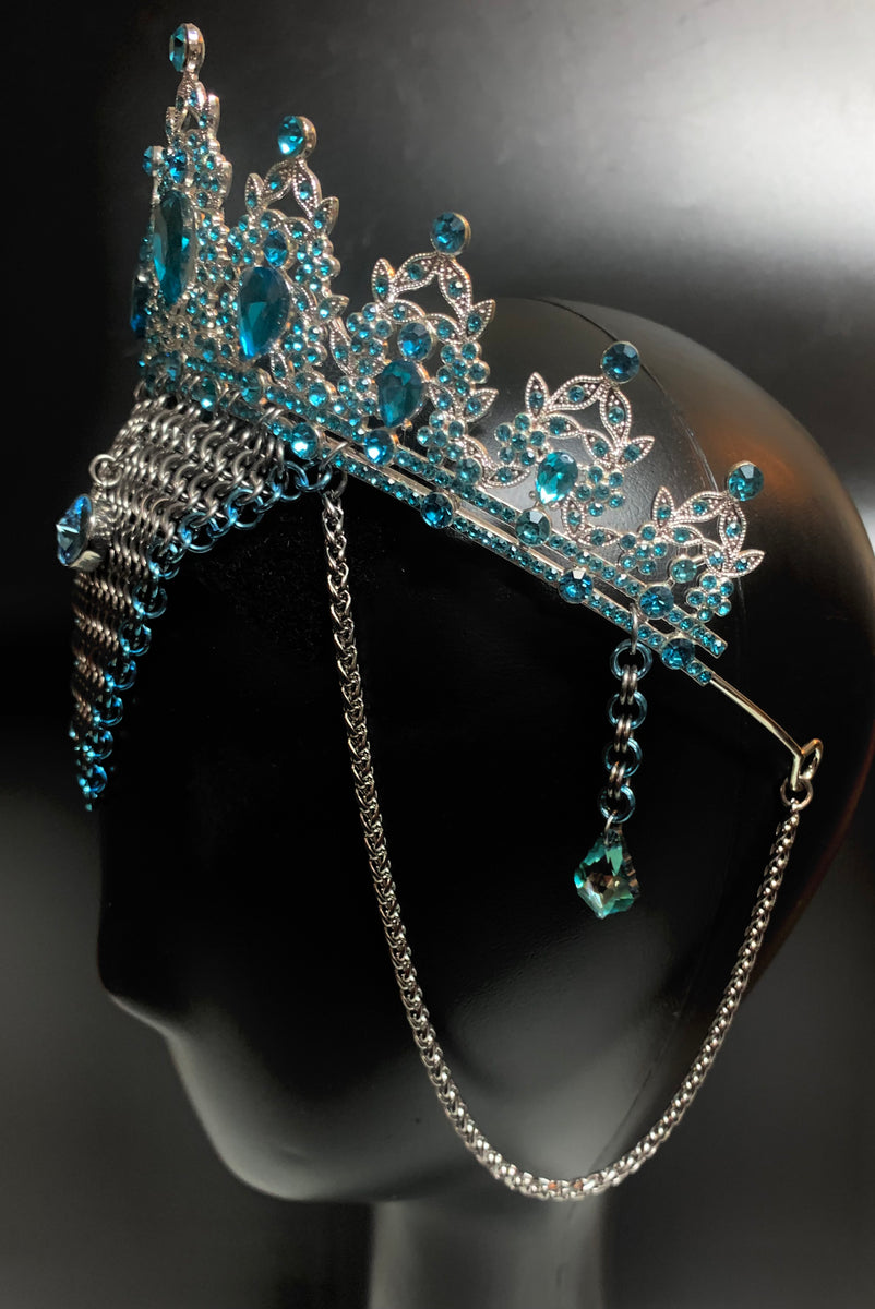 Tiara with chainmail – Dark Hammer Chainmail