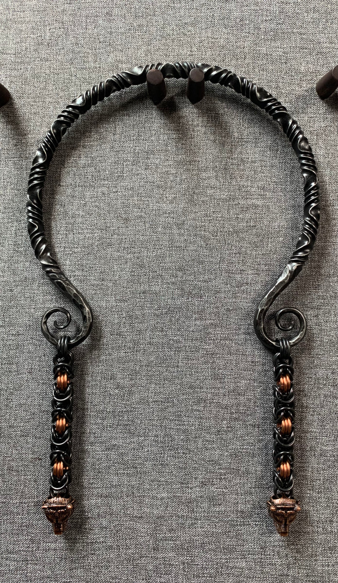 Viking torque with chainmail – Dark Hammer Chainmail
