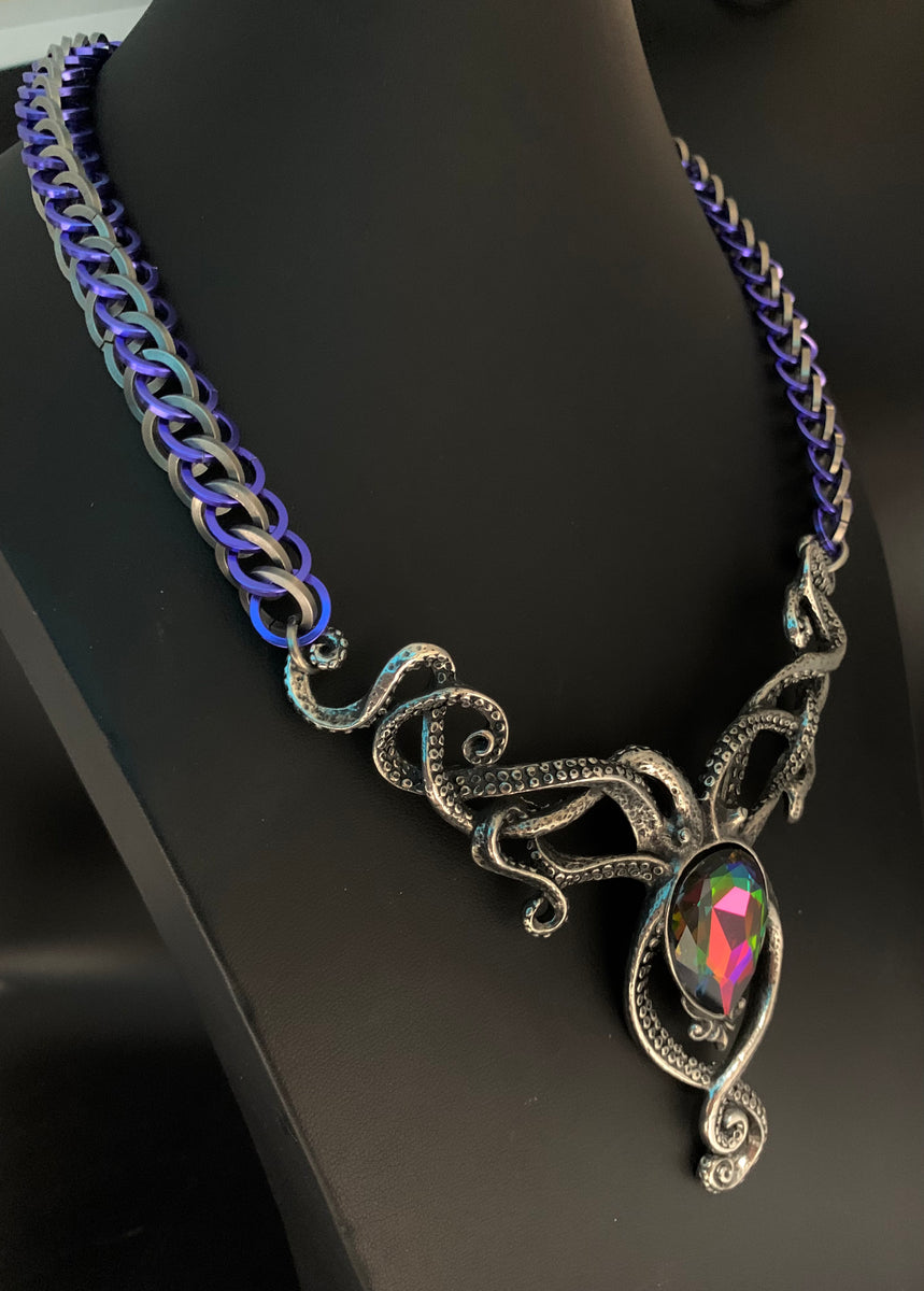 Kraken chainmail necklace – Dark Hammer Chainmail