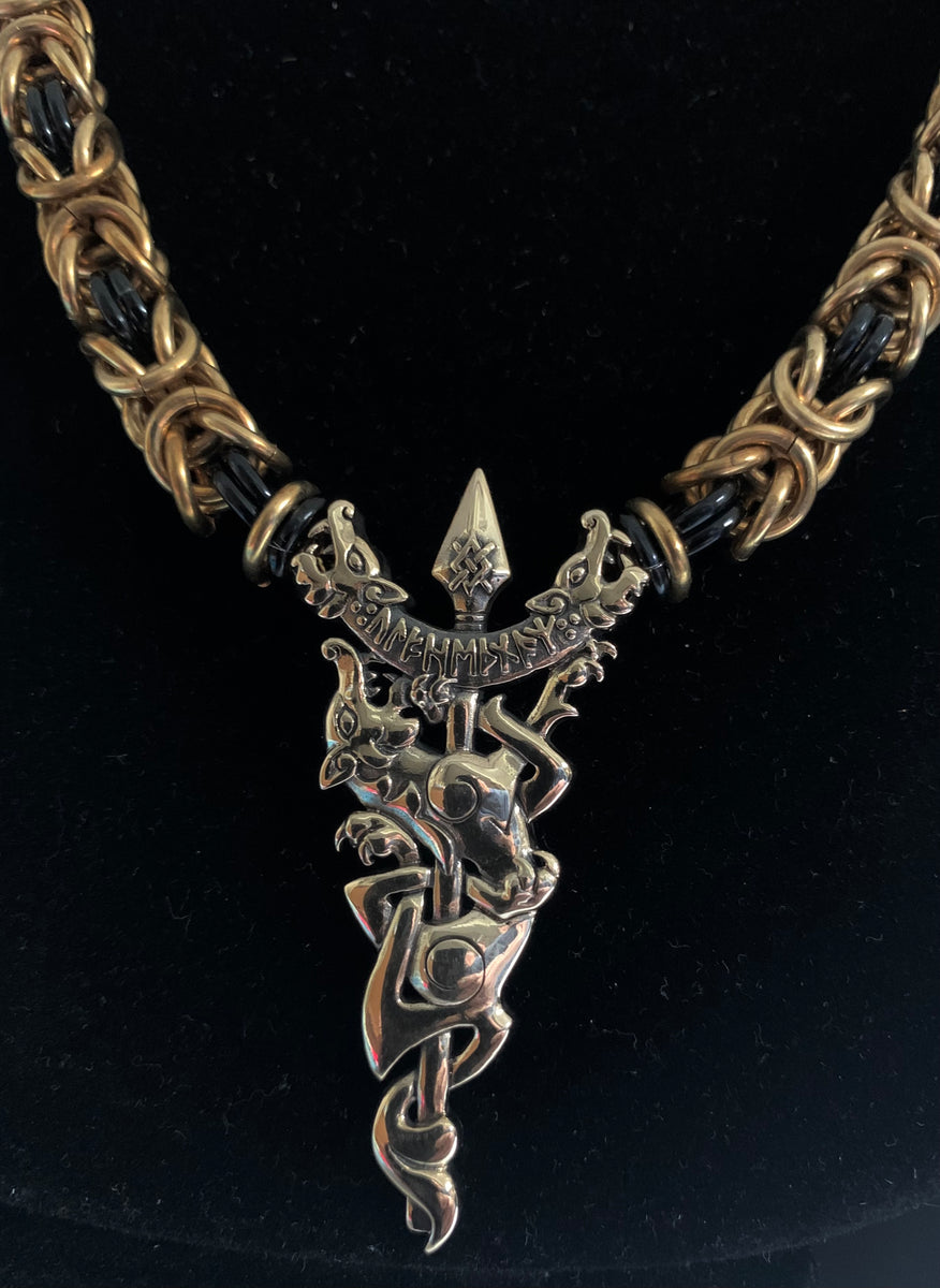 Viking Berserker chainmail necklace – Dark Hammer Chainmail